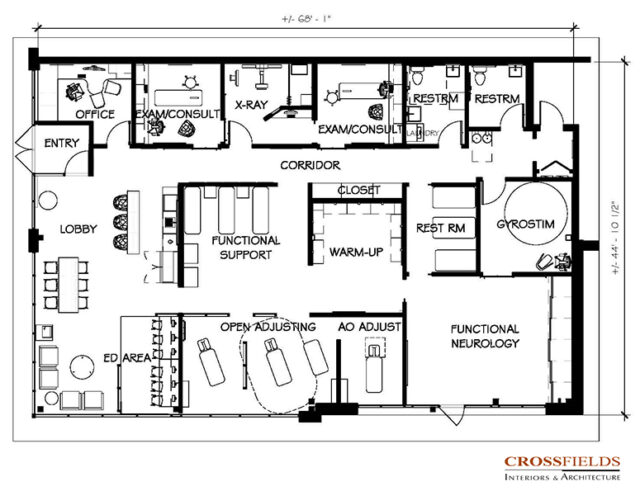 Neurology Office Design | CrossFields Interiors and Architecture