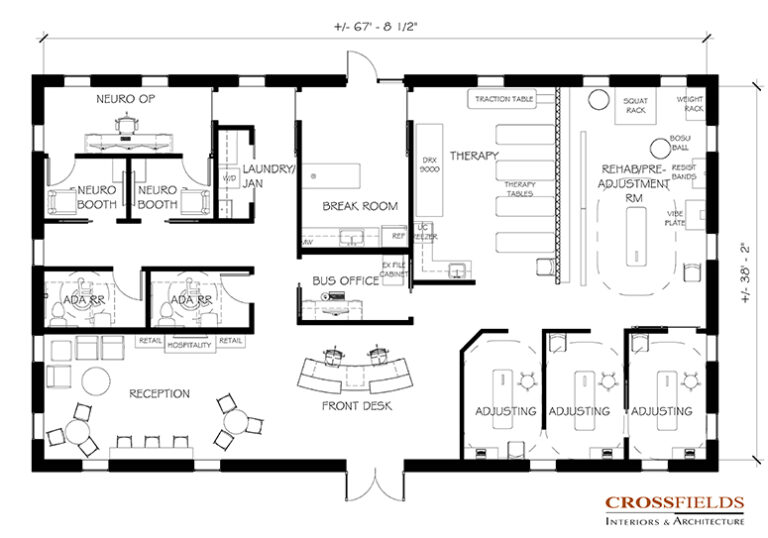 Physical Therapy Office Design & Architecture | CrossFields